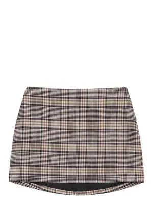 ANINE BING Plaid Mini Dress - No