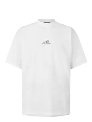 Balenciaga Crewneck Shortsleeve Tee - White