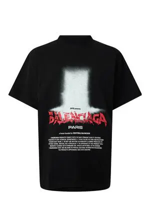 Balenciaga Crewneck Shortsleeve Tee - Black