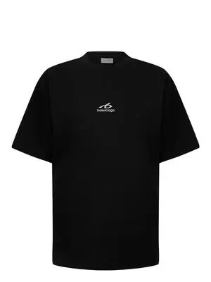 Balenciaga Crewneck Shortsleeve Tee - Black