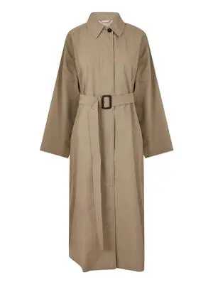 Max Mara Slim Fit Trench Coat - Apricot