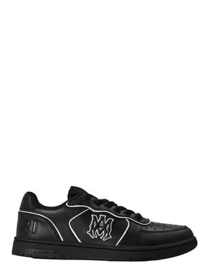 Amiri Low-top Leather Skate Sneakers With Contrast Stitching - No