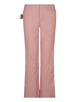 BOTTEGA VENETA Bottega Veneta Straight-Leg Leather Pants
