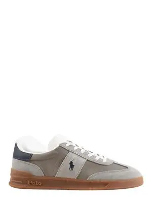 POLO RALPH LAUREN Polo Ralph Lauren Panelled Suede-Trim Sneakers