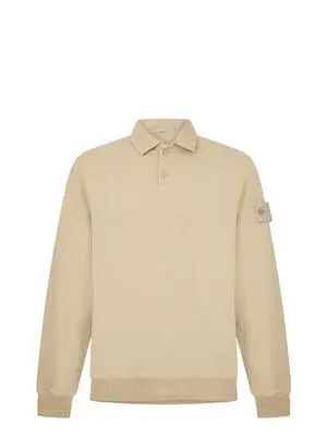 Stone Island Long-sleeve Polo Sweatshirt - No