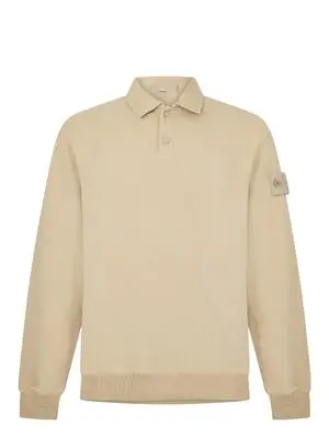 STONE ISLAND Long-sleeve Polo Sweatshirt 