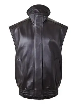 Balenciaga Leather Gilet - Mocha