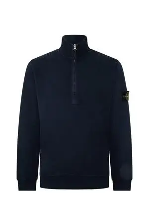 Stone Island Half-zip Sweatshirt - Navy