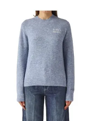 MC2 SAINT BARTH Long-sleeved Knitted Crewneck Sweater - Blue