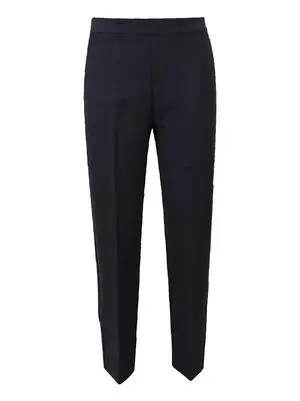 Max Mara Elastic Waist Casual Pants - Black