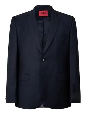 Hugo Boss Single Breasted Blazer - Blue