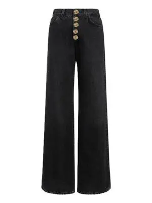 DONDUP Dondup Button-Detail Wide-Leg Jeans