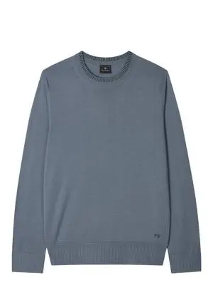 Paul Smith Paul Smith Crew Neck Wool Sweater Gray