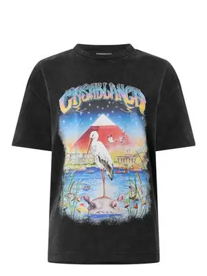 Casablanca Printed T-shirt - Black