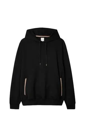 Paul Smith Long-sleeved Hooded Sweatshirt - Black