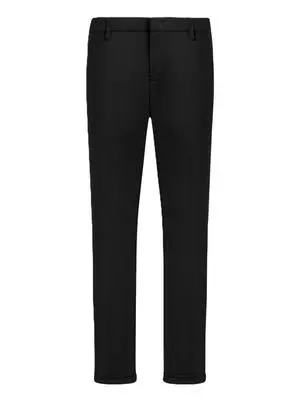 DONDUP Gaubert Tailored Straight Leg Trousers - Black