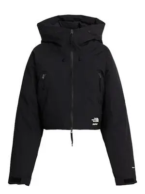 The North Face Cropped Down Hooded Jacket - Black