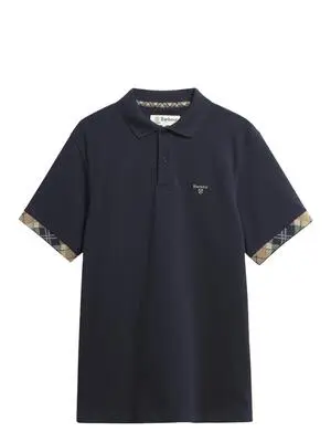 Barbour Checked Polo Shirt - Navy