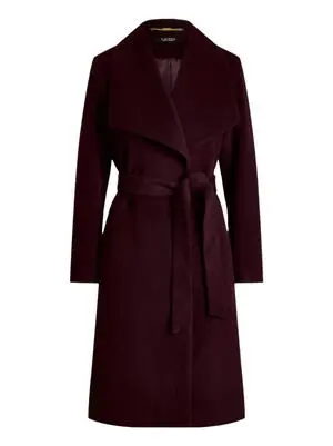 Ralph Lauren Midlength Wool Coat - Brown