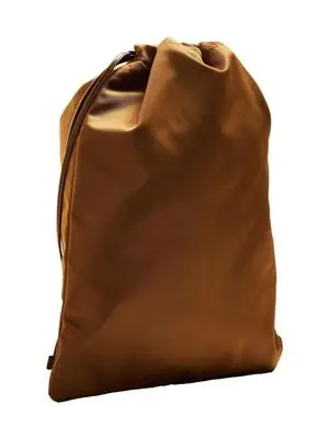Prada Drawstring Storage Bag - Brown