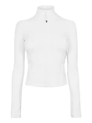 Lululemon Nulu Nylon Defined Cropped Jacket - White