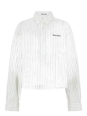 Miu Miu Striped Button-down Shirt - No