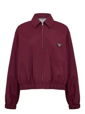 Prada Zip-up Cargo Pocket Shirt Jacket - Red