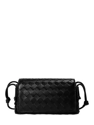 Bottega Veneta Mini Woven Bag - Black