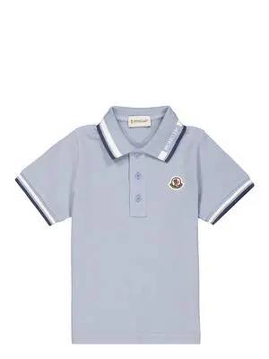 Moncler Short Sleeve Polo Shirt - Gray