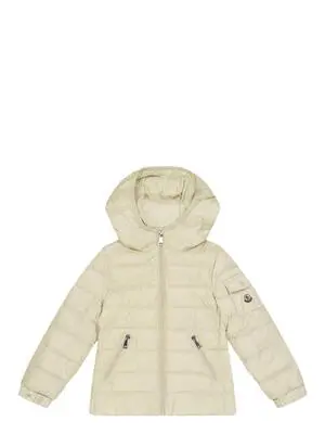 Moncler Logo Patch Down Jacket - Nude