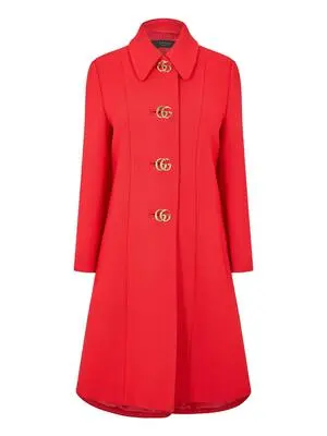 GUCCI Gucci Tailored Overcoat With Button Detail