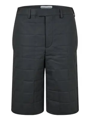 Bottega Veneta Quilted Check Knee-length Shorts - Black
