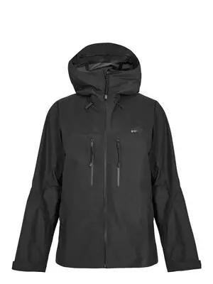 Prada Hooded Technical Shell Zip-up Jacket - Black