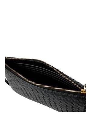 ALEXANDER MCQUEEN Alexander McQueen Woven Leather Shoulder Bag
