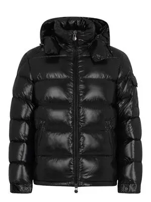 MONCLER Moncler Logo Down Jacket With Removable Hood