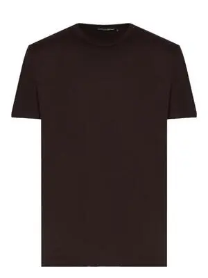 Dolce & Gabbana Round-neck Short-sleeved T-shirt - Black