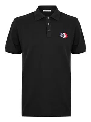 Moncler Short Sleeve Polo Shirt - Black