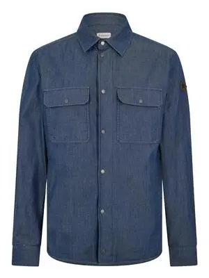 MONCLER Denim Button-down Overshirt 