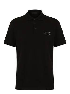 Moncler Short Sleeve Polo Shirt - Black