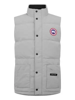 CANADA GOOSE Canada Goose Puffer Vest With Logo Patch