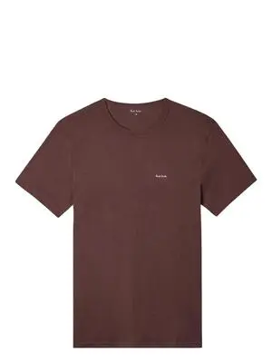 Paul Smith Logo Crew Neck T-shirt - Red
