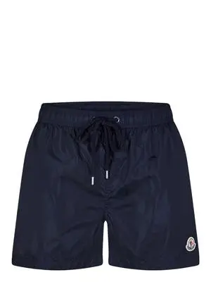 Moncler Moncler Logo Swim Trunks Black