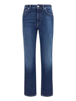 Dolce & Gabbana 5 Pocket Straight Leg Jeans - Blue