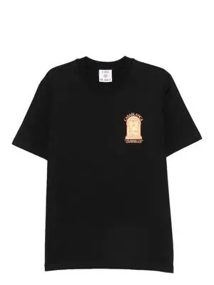 Casablanca Black T-shirts & Vests T-shirts - Multicolor