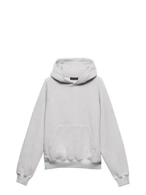 Prada Cotton Fleece Hoodie - Grey