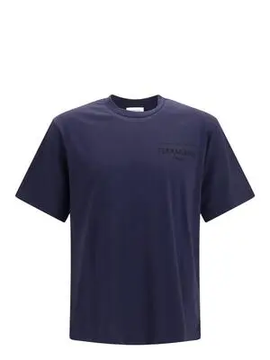 FERRAGAMO Logo T-shirt - Blue