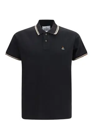 VIVIENNE WESTWOOD Classic Polo Shirt - Black