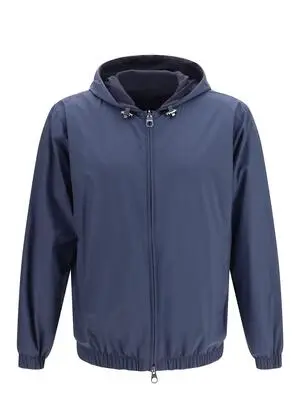 Loro Piana Windmate Hooded Bomber - Blue