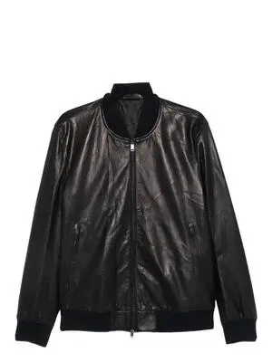 BRIONI BRIONI Leather Bomber Jacket