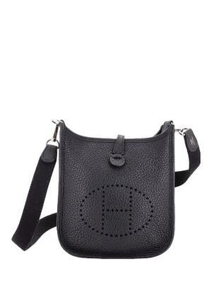 Hermès Evelyne Bag Gen Iii Clemence Tpm - Black